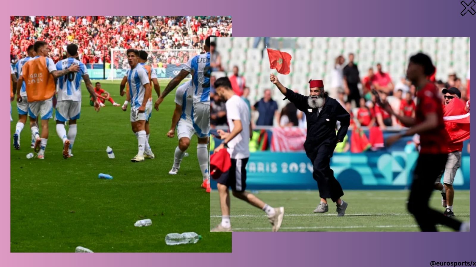 Paris 2024: Fans throw objects at Argentina soccer players after ...