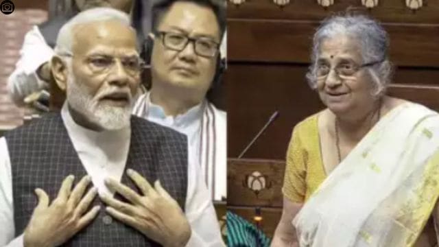 WATCH: Sudha Murthy debuts in Rajya Sabha, advocates for women’s health ...