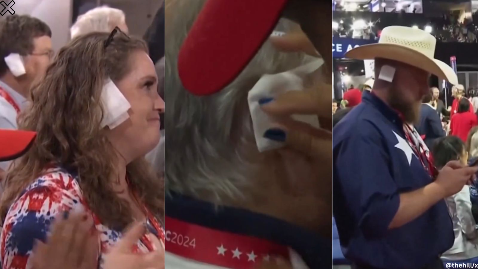 Donald Trump supporters sport ear bandages ‘in solidarity’ after ...