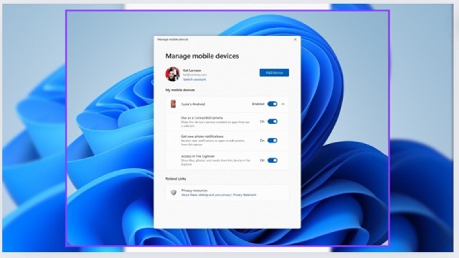 New Windows 11 feature lets you wirelessly manage files on your phone ...