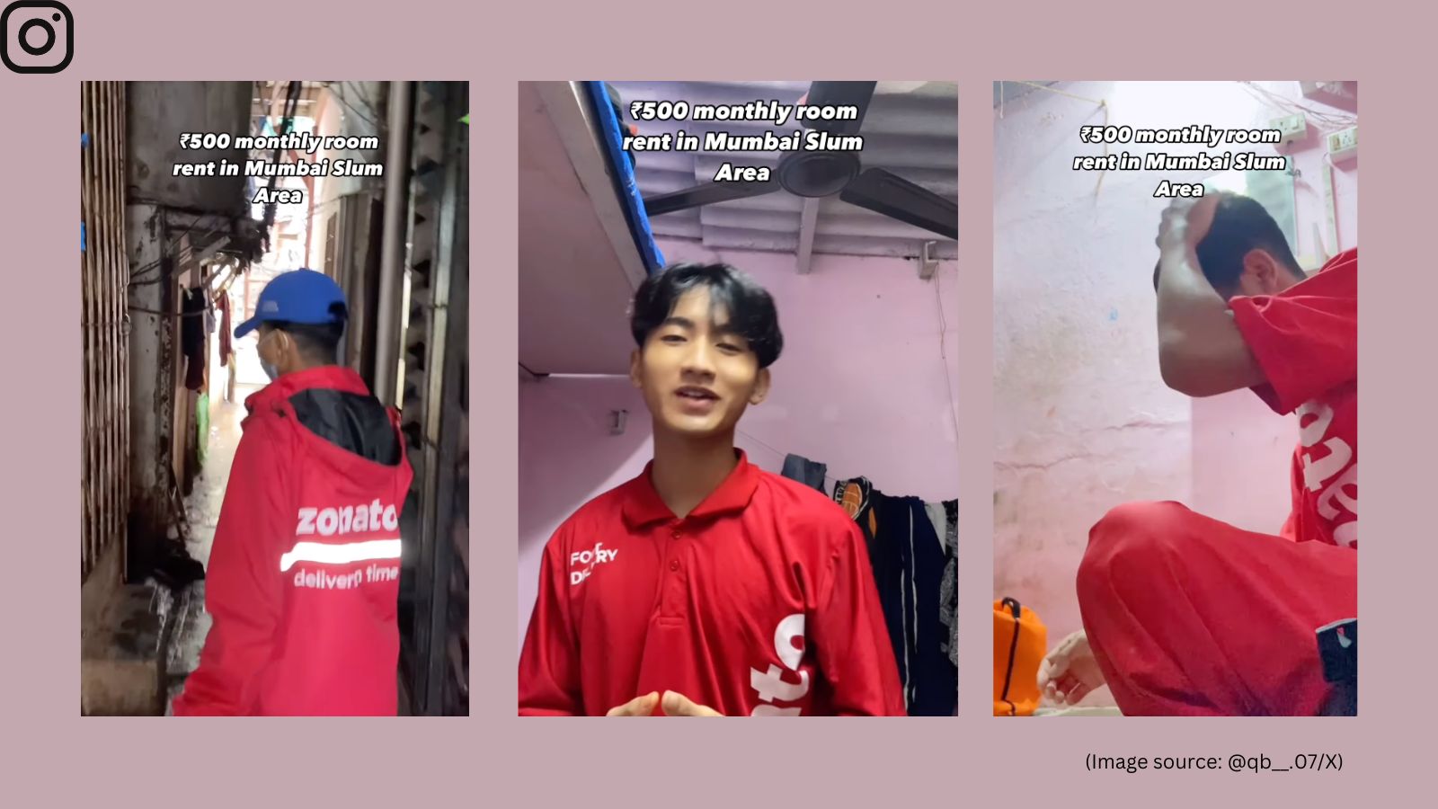 Watch: Struggling artist works as Zomato agent in Mumbai, shares video ...