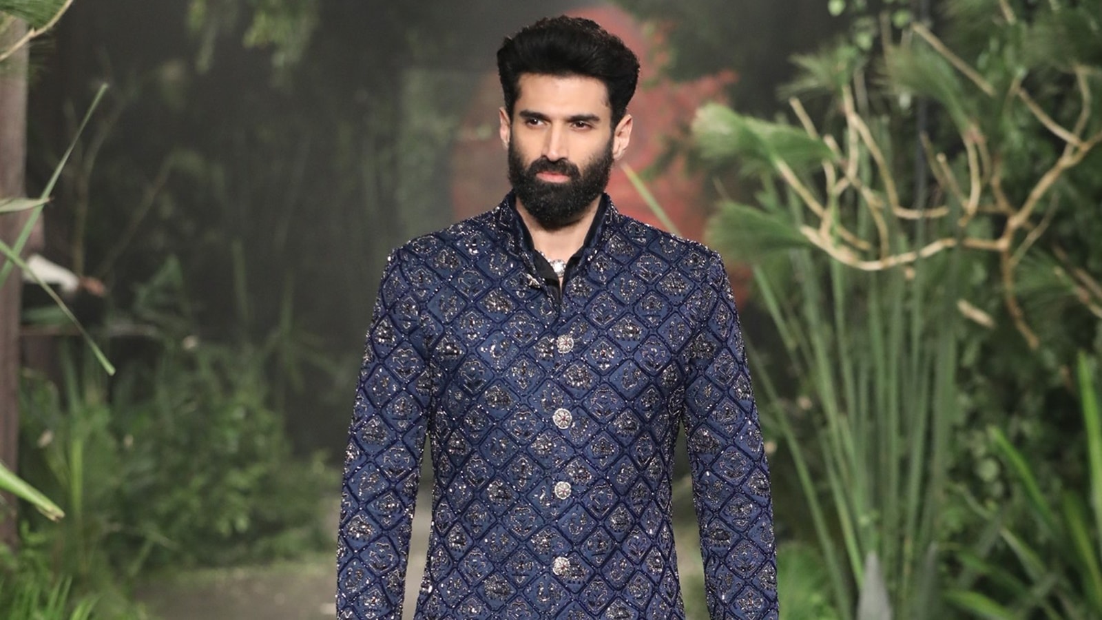 Anaita Shroff Adajania walked for Kunal Rawal in menswear