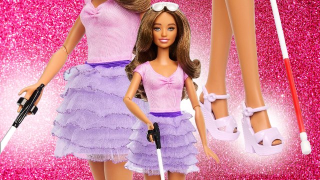 Mattel launches first-ever blind Barbie with marshmallow cane, internet ...