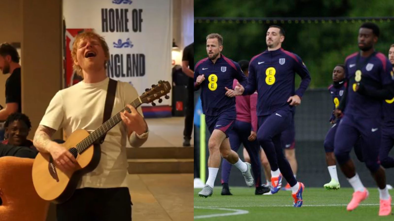 Ed Sheeran performs to rejuvenate England team ahead of quarter-final ...