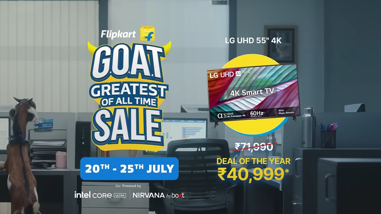 Flipkart announces GOAT sale: Deals on iPhone 15, Galaxy S23 FE ...