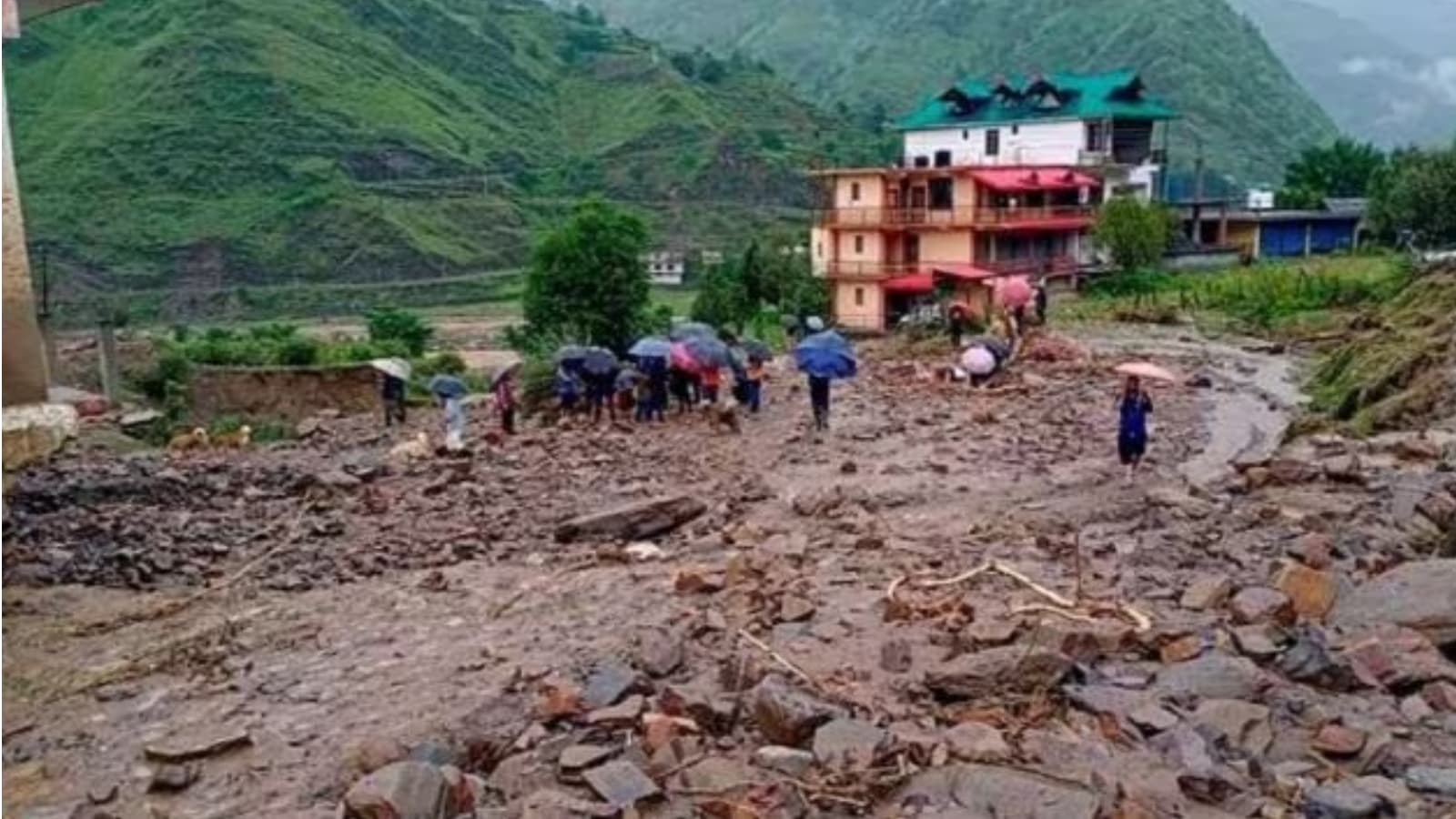 HP: NH-3 reopened after flash floods, Met predicts heavy rains till Jul ...