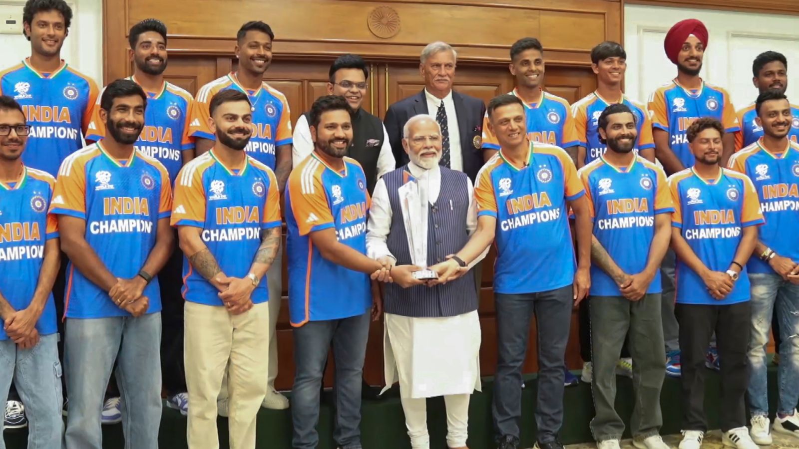 On return home, Team India fields questions from PM: How did mud taste ...