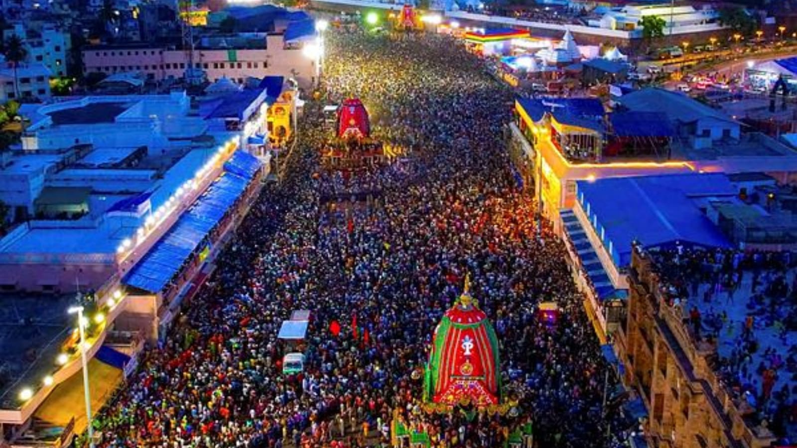 Rath Yatra celebrations: Lakhs of devotees take part in elaborate ...