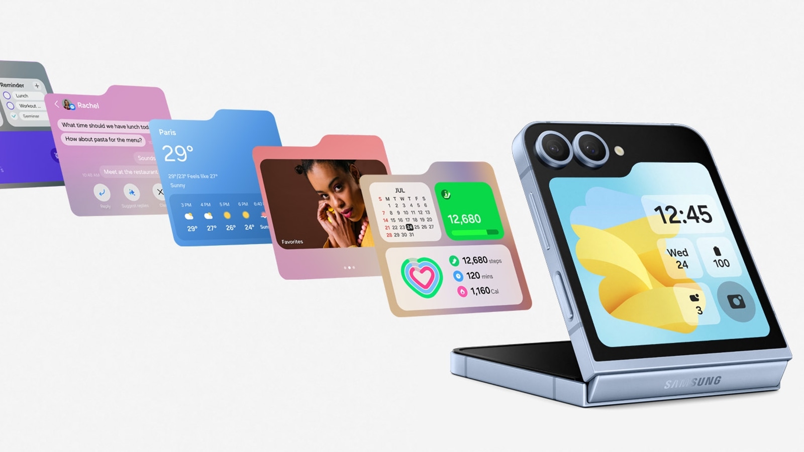 Samsung introduces Galaxy Z Flip 6 with 50MP cameras, AI-assisted ...