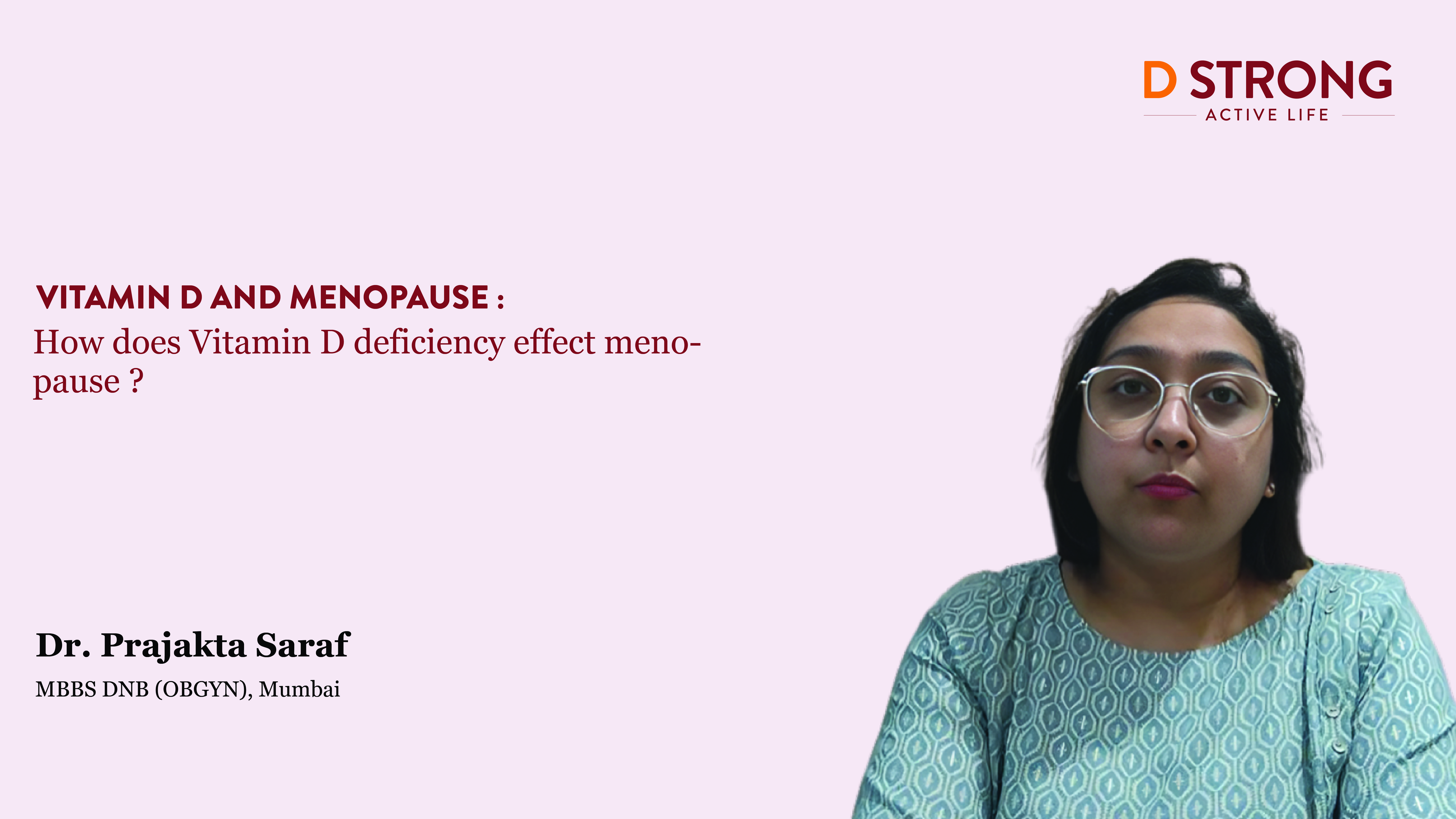 Dr prajakta saraf addresses the lack of awareness surrounding vitamin d ...