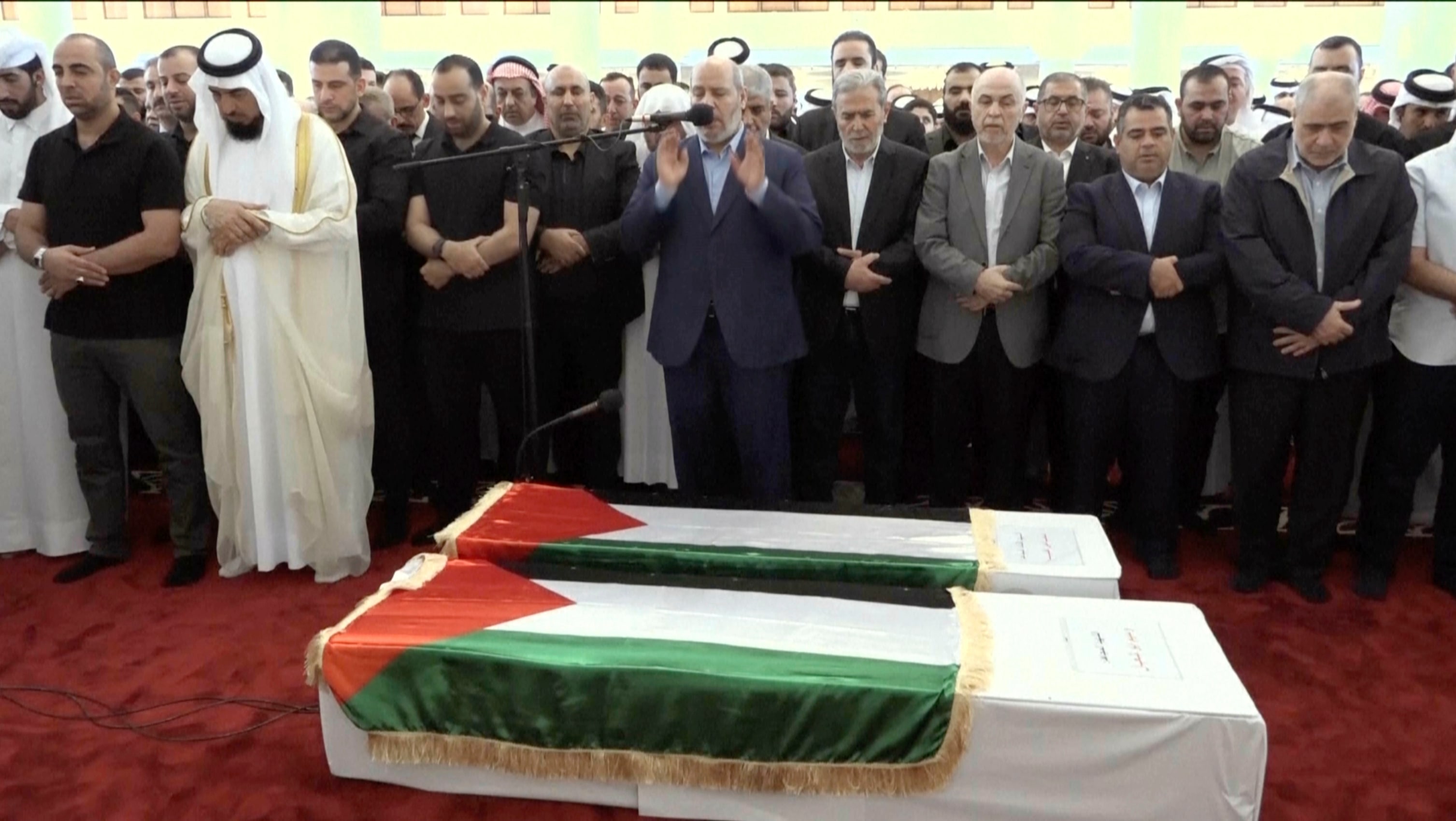 Slain Hamas leader Ismail Haniyeh’s funeral held in Qatar | World News - The Indian Express