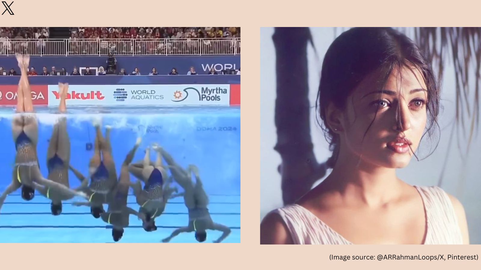 Watch: USA artistic swimming team performs AR Rahman’s ‘Taal Se Taal’ at World Aquatics Doha ...