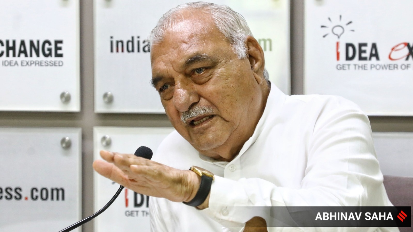 Bhupinder Hooda at Idea Exchange: ‘Congress is the only party that can ...