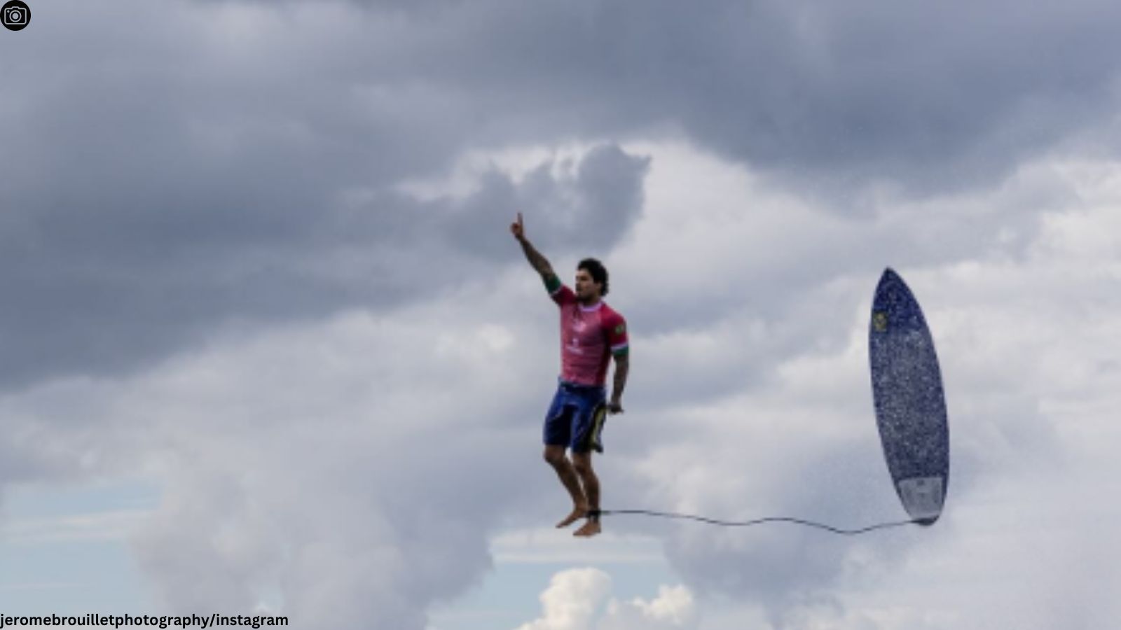 Paris Olympics 2024: Brazilian surfer Gabriel Medina’s iconic photo by ...