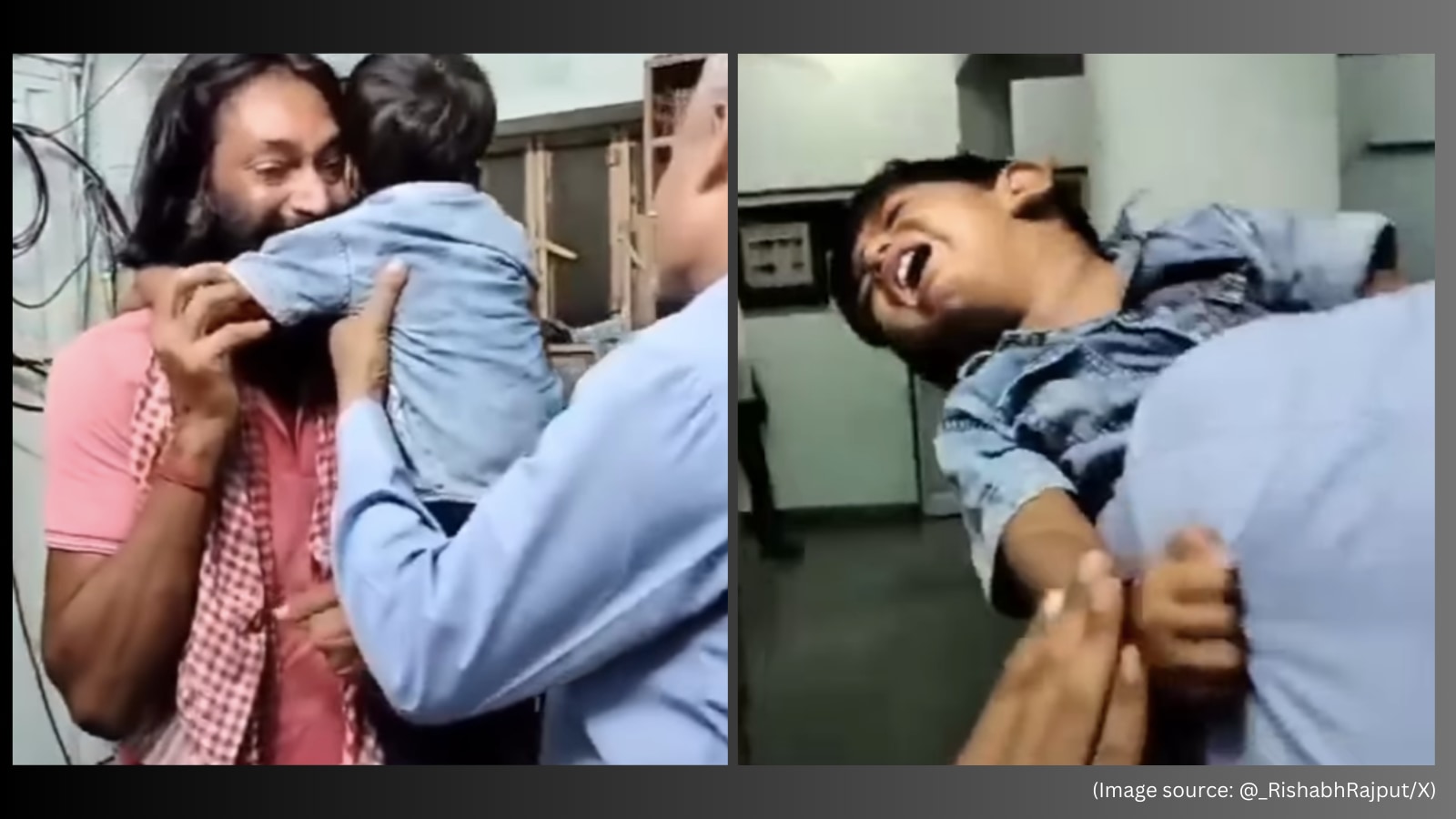 Jaipur toddler clings to abductor after 14 months of captivity, both ...