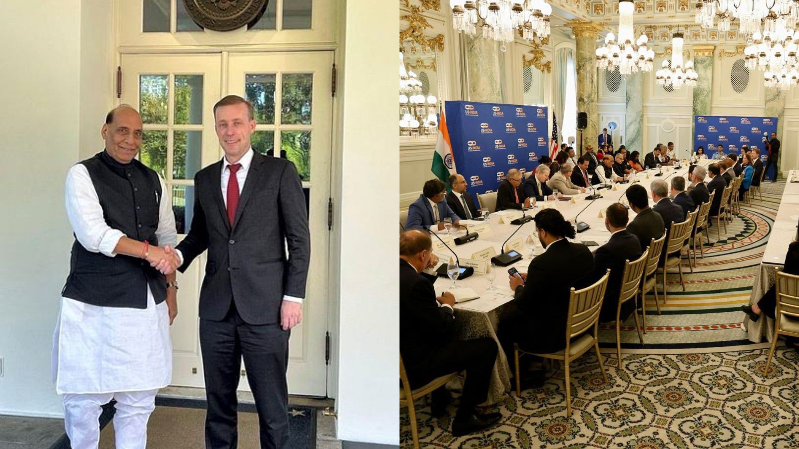 Jet engines to munitions: Rajnath Singh meets US NSA Jake Sullivan ...
