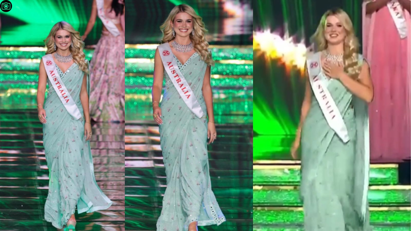 Miss World Australia 2022 Kristen Wright wins Indian hearts for walking ...