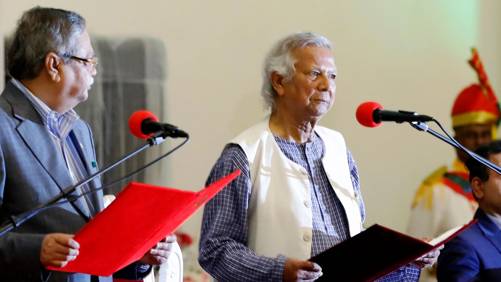 Muhammad Yunus sworn in as chief adviser of Bangladesh’s interim ...