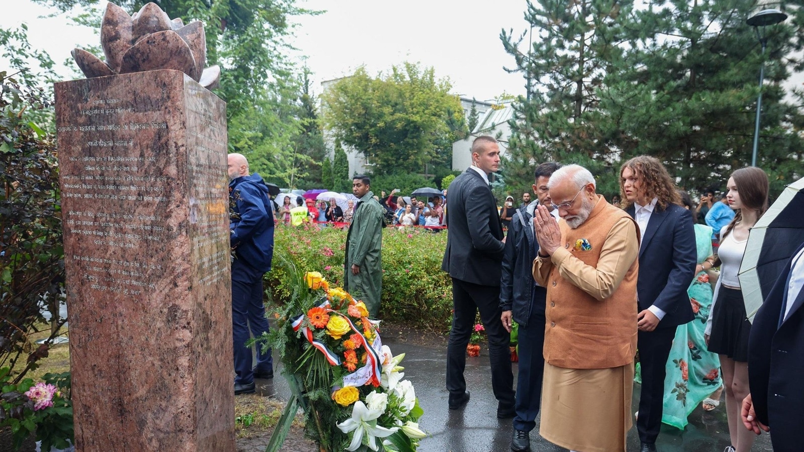 PM Modi pays homage at three memorials, including ‘Good Maharaja Square ...