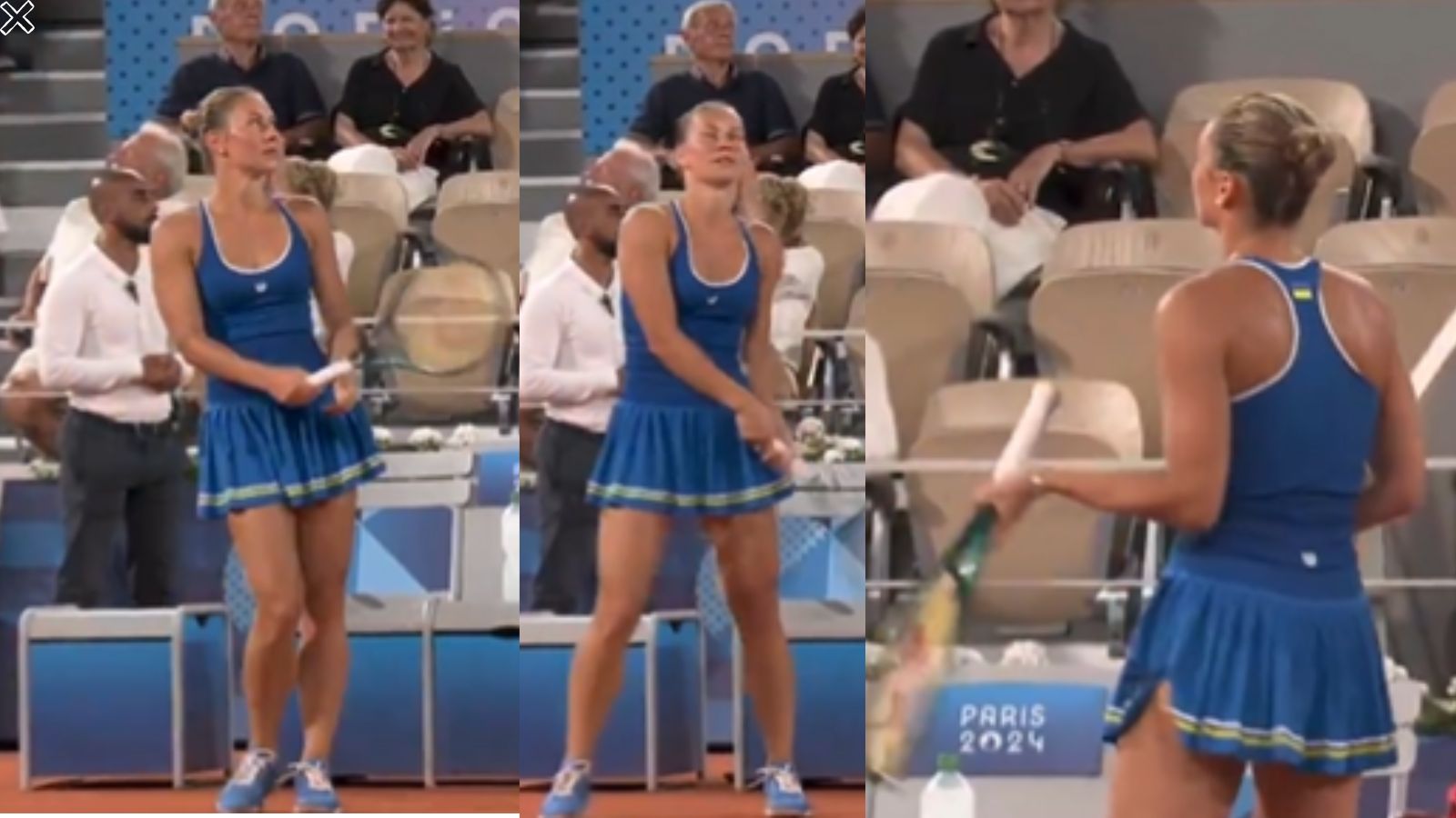 Paris Olympics 2024: Video of Ukrainian tennis player Marta Kostyuk ...