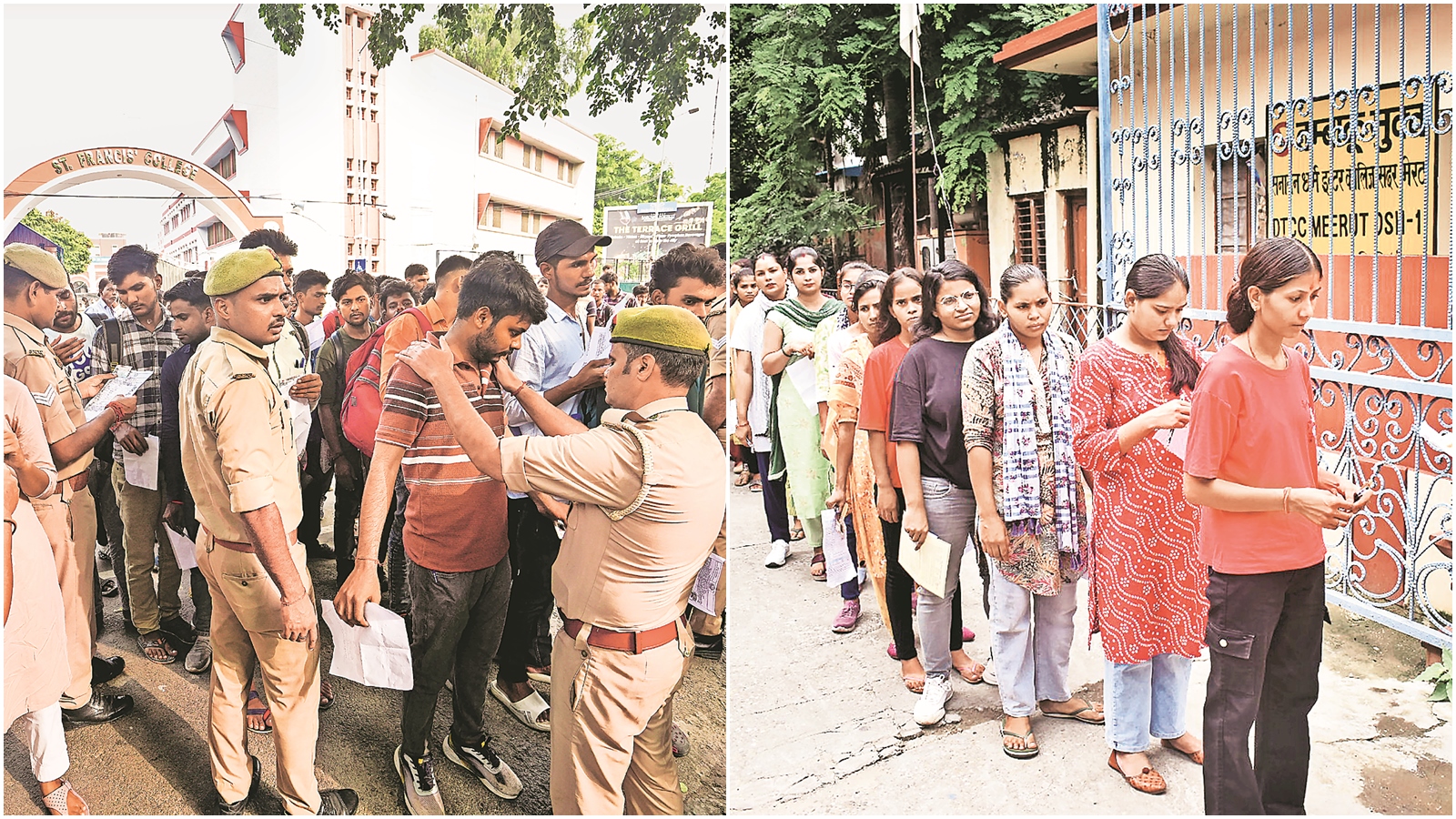 Cancelled earlier amid paper leaks, UP Police constable recruitment ...
