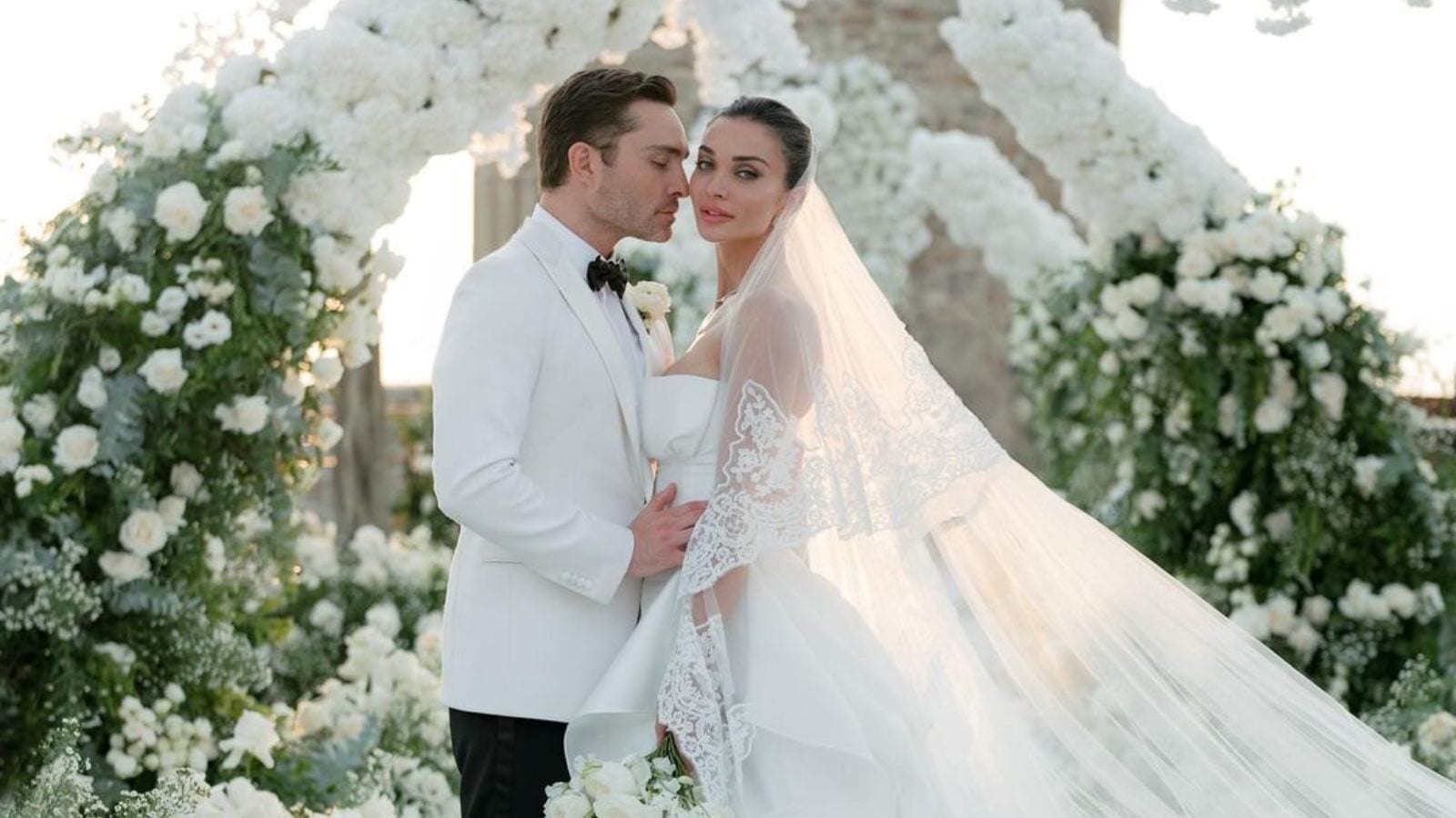 Amy Jackson and Ed Westwick tie knot in Italy, share dreamy wedding photos | Hollywood News ...