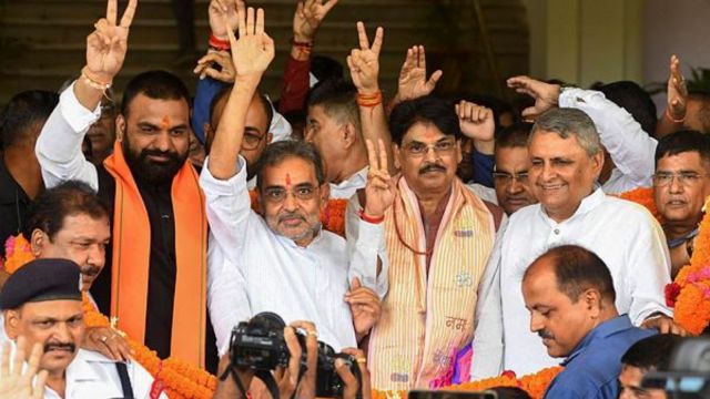 BJP-led NDA secures majority in Rajya Sabha bypolls, wins 11 seats unopposed | India News - The ...