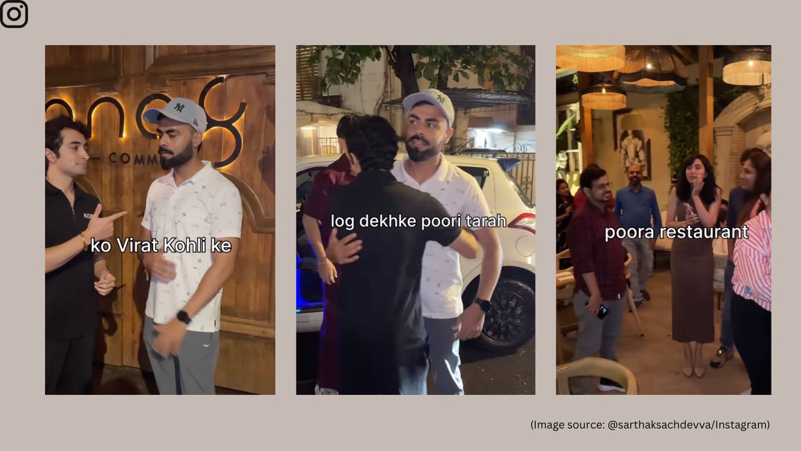 ‘Viraj Tohli’: Virat Kohli’s lookalike visits cricketer’s restaurant ...