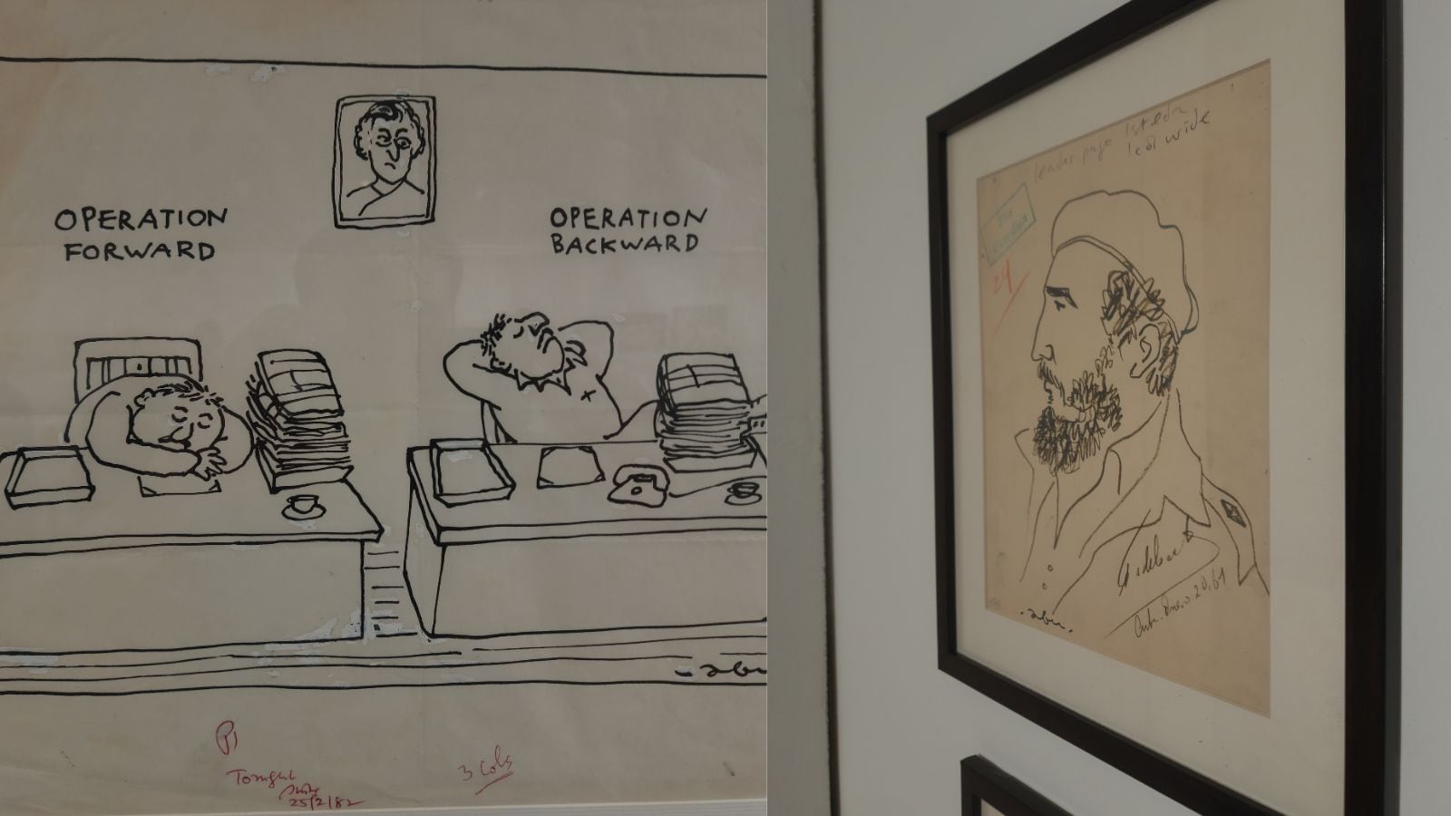 Cartoonist Abu Abraham’s long career brought to life by display ...