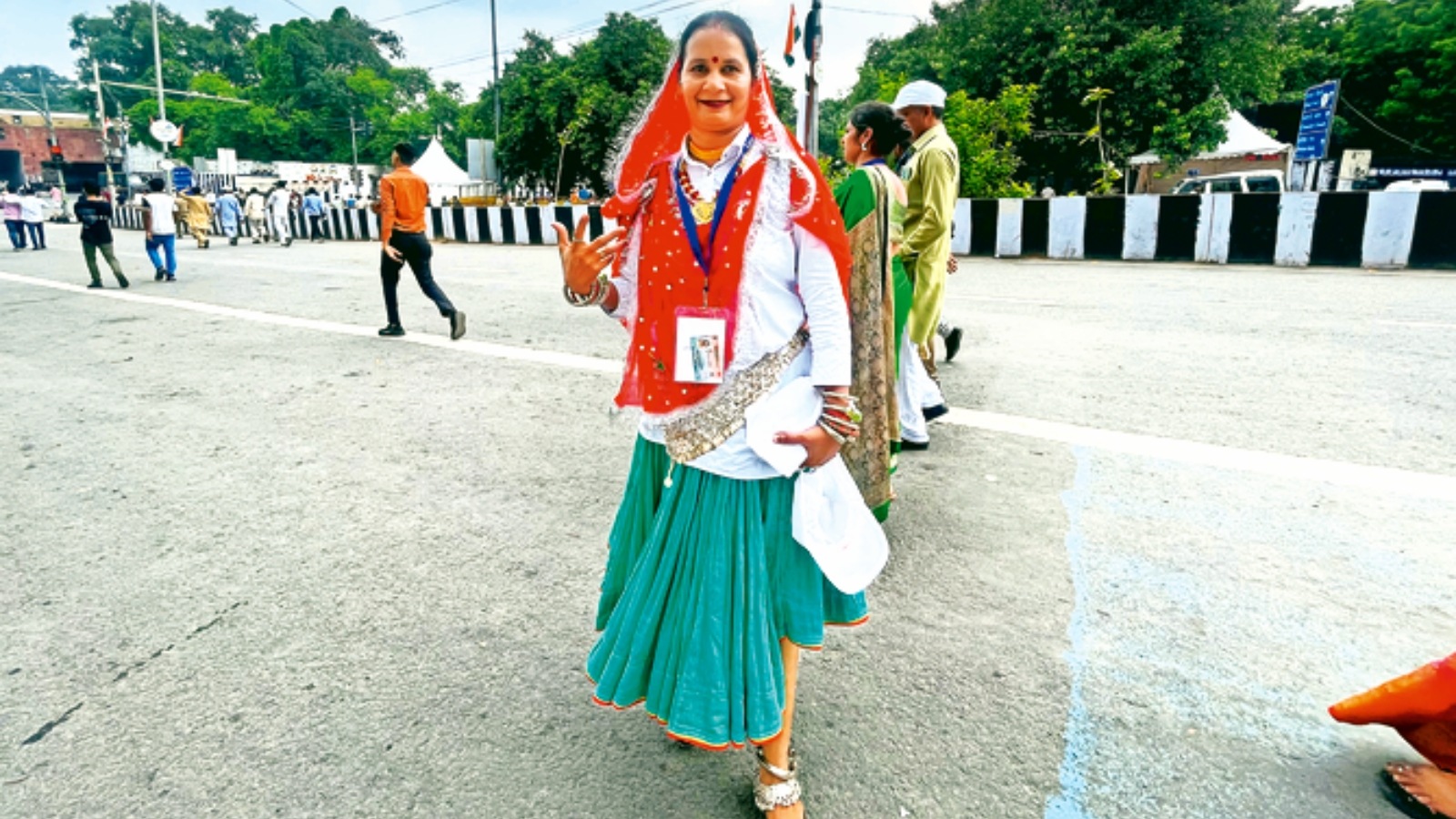 Among 4,000 special guests on Independence Day, Olympic staff ...