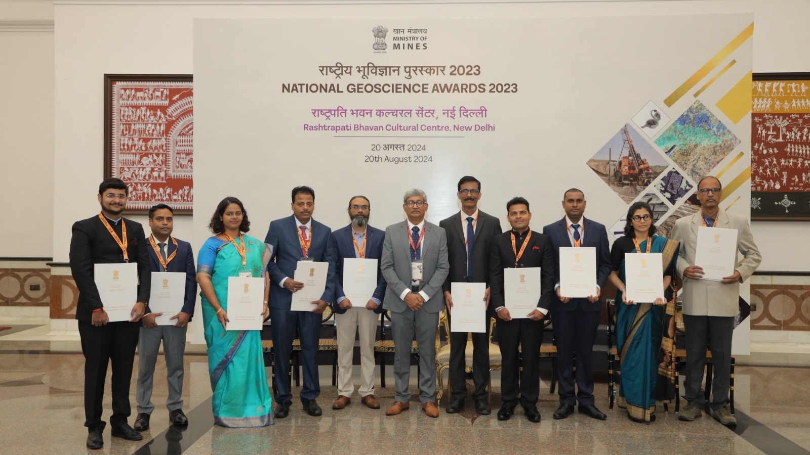 Geological Survey of India teams win big at National Geoscience Awards 2023