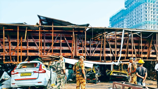 Ghatkopar hoarding collapse accused received at least Rs 85 L to ...