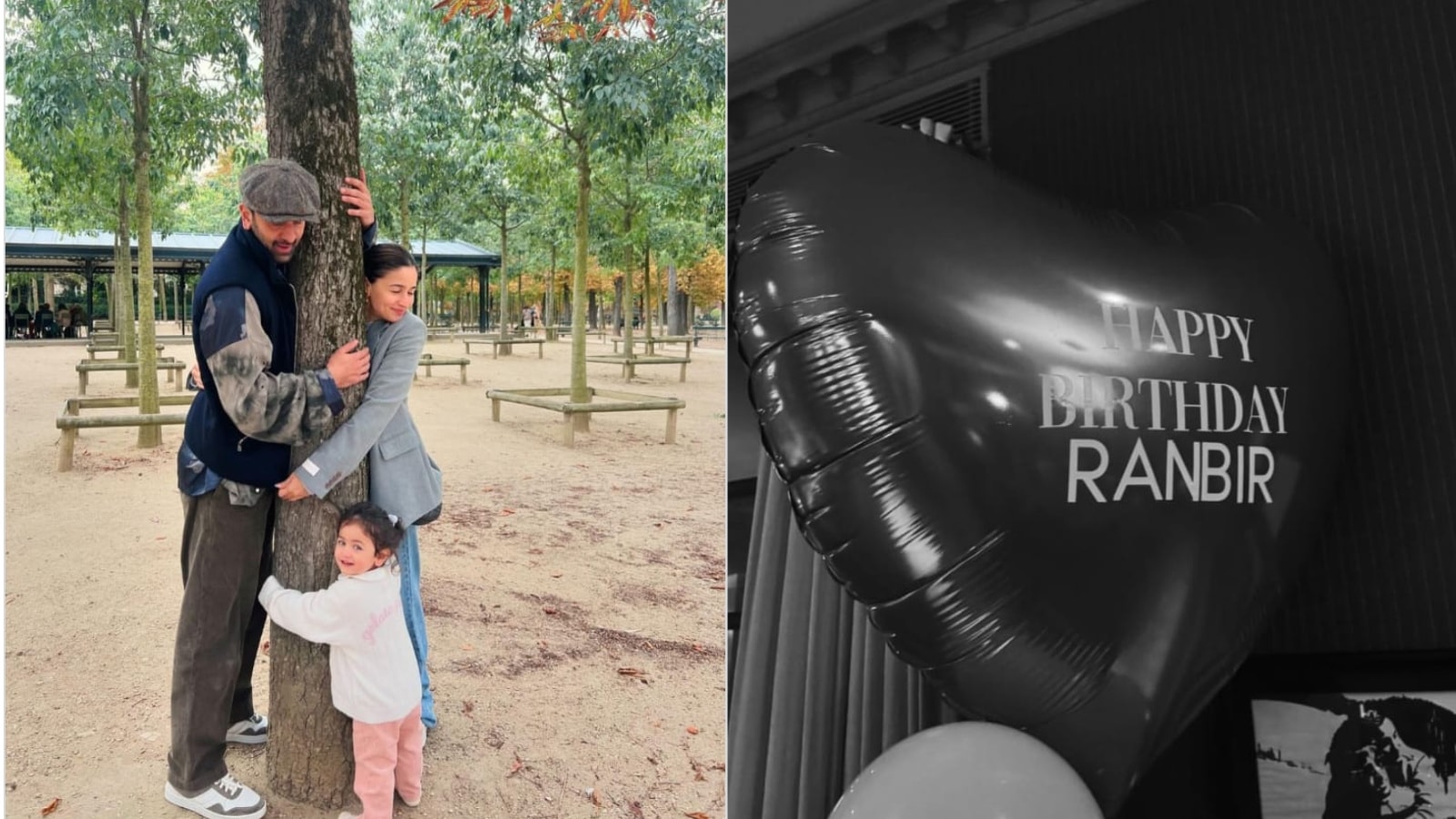 Alia Bhatt shares family photos with husband Ranbir Kapoor, daughter ...