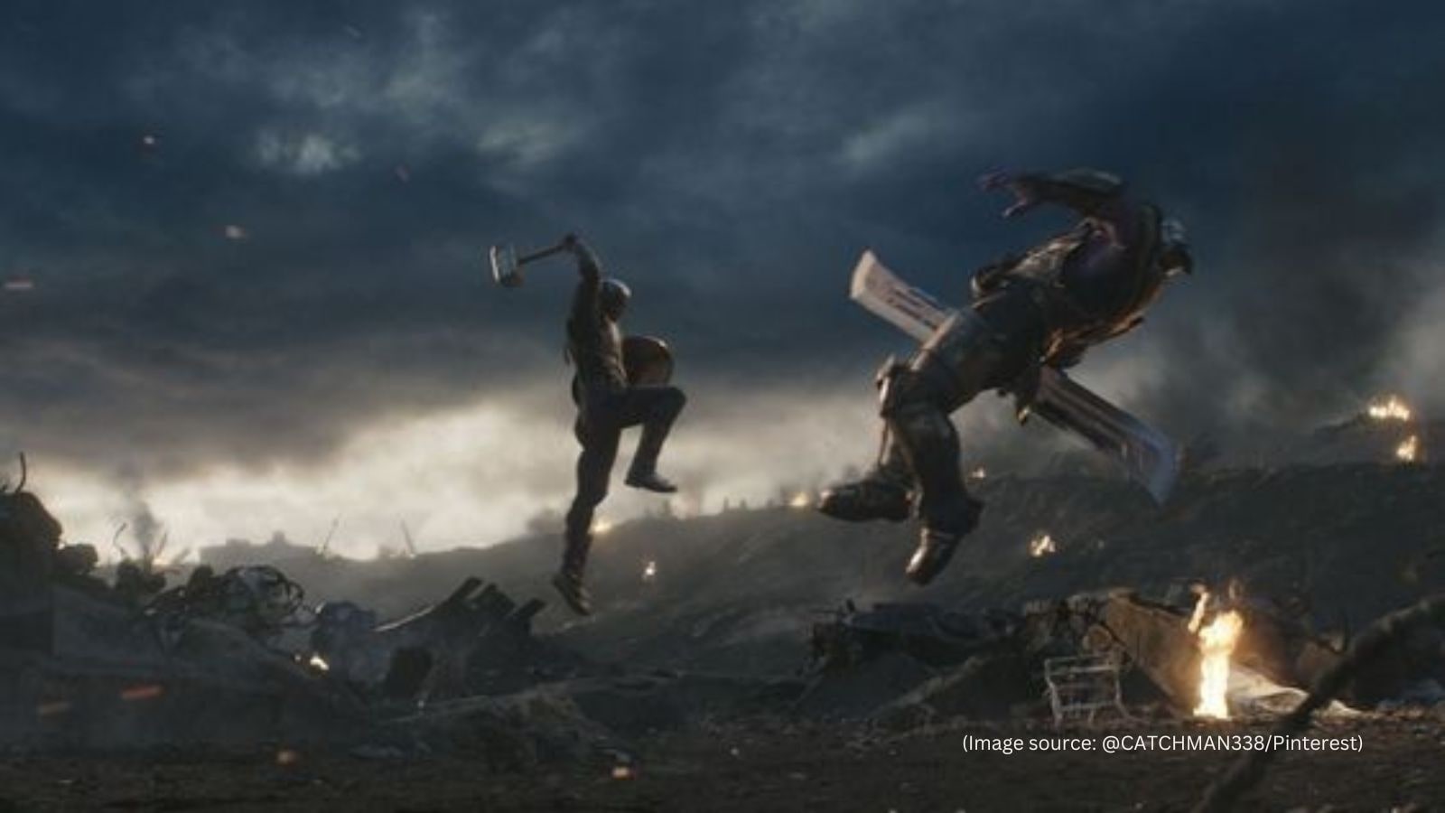 Captain America vs Thanos iconic fight scene from ‘Avengers: Endgame ...