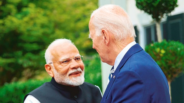 Biden, Modi meet ahead of Quad; China, Ukraine, Israel on table | India ...