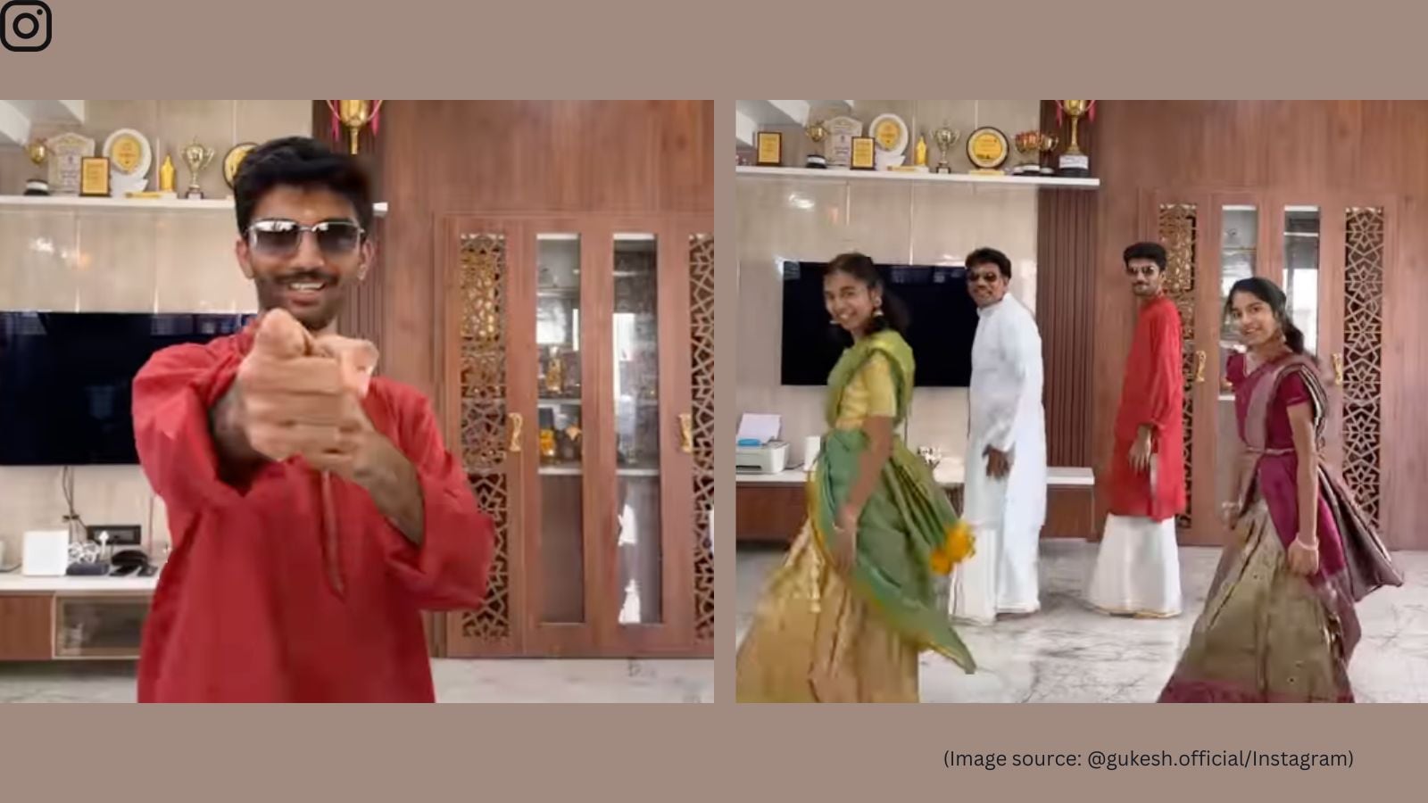 Dressed in a kurta and ‘veshti’, Indian chess star D Gukesh dances to ...