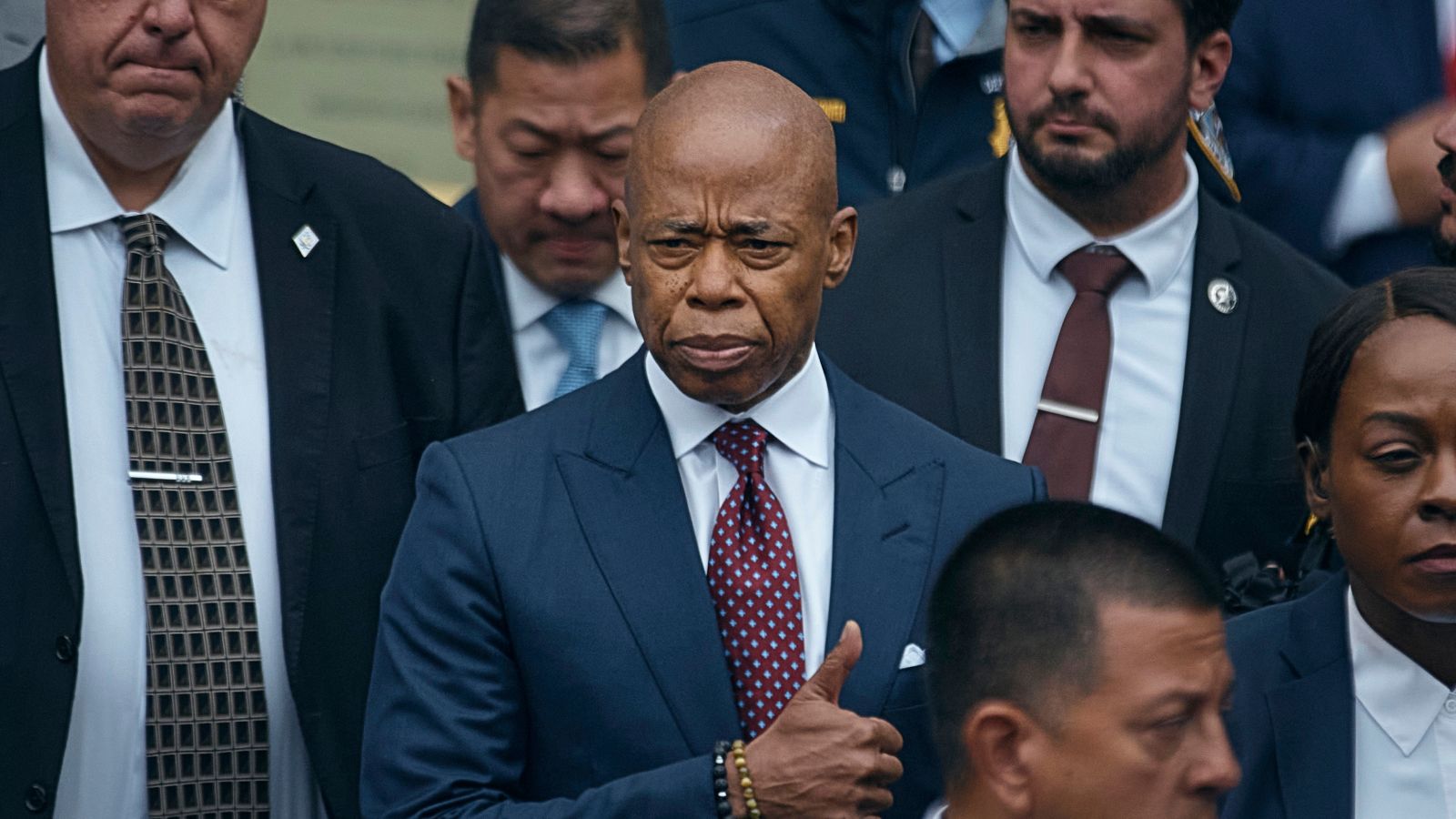New York Mayor Eric Adams pleads not guilty to corruption charges ...