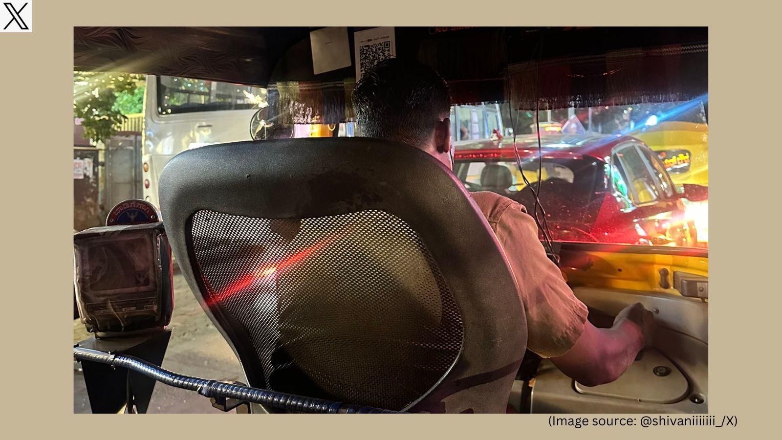 ‘Peak Bengaluru’: Auto driver installs office chair in his vehicle for ...