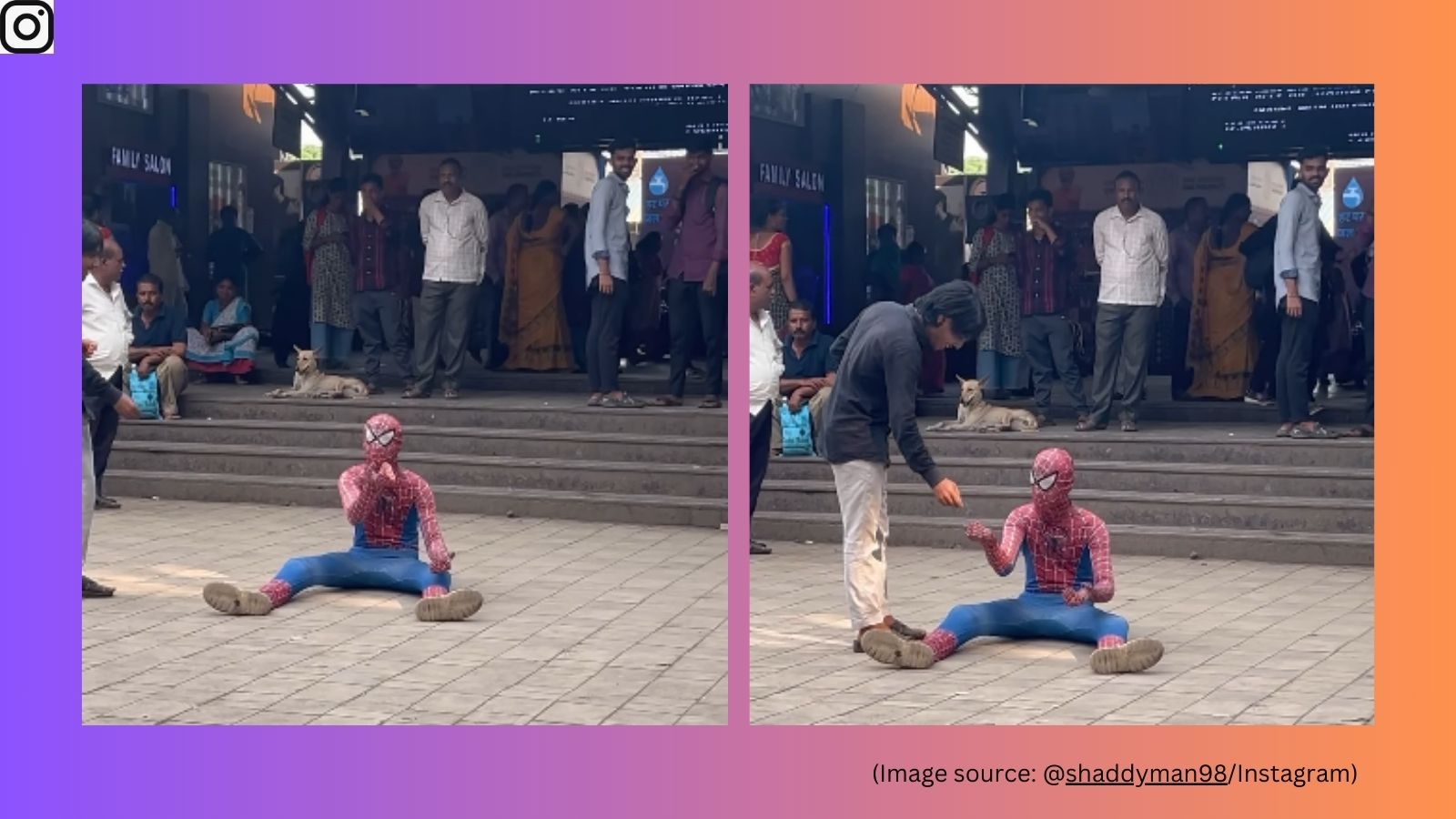 ‘Spider-Man: No money at home’: Influencer dons Marvel superhero ...