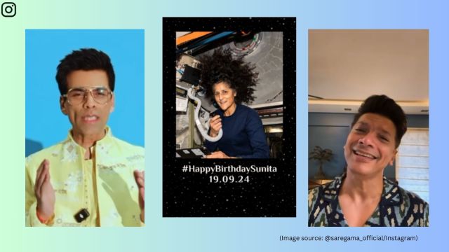 Sunita Williams’s birthday: Karan Johar, Sonu Nigam, Shaan, and others ...