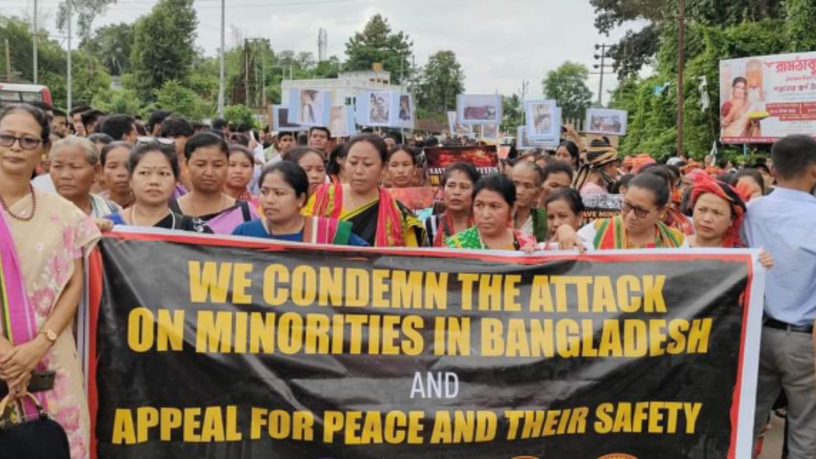 TIPRA Motha holds rally condemning violence against minorities in ... TIPRA Motha holds rally condemning violence against minorities in ...