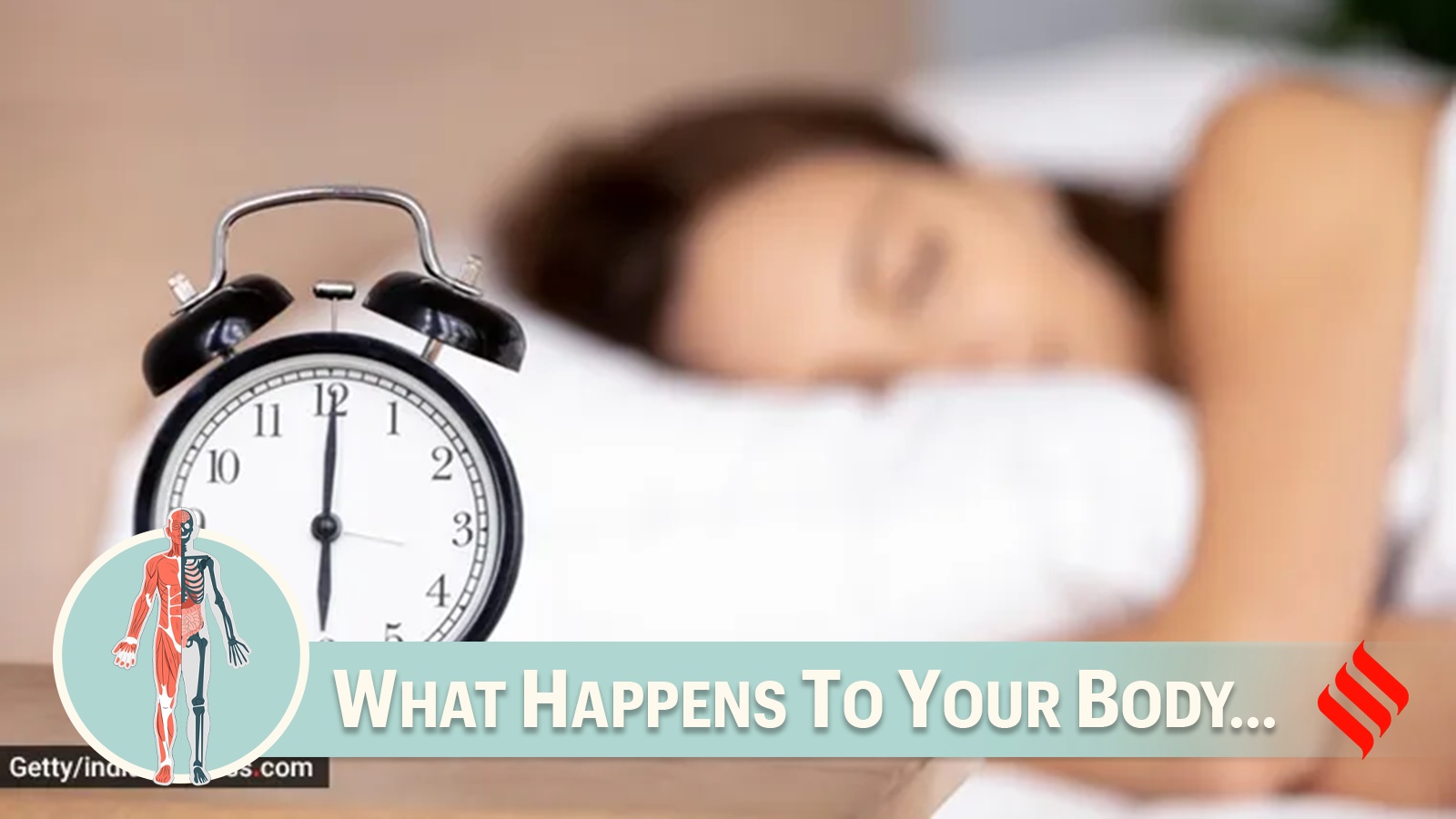 What happens to the body when you use an alarm to wake up everyday?