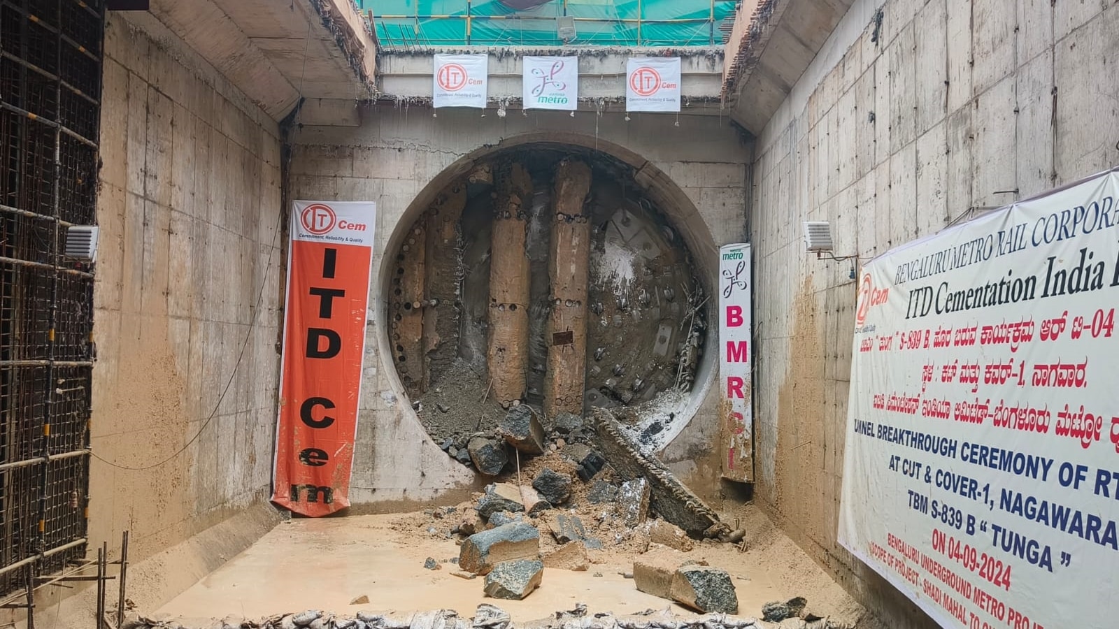 98% of tunneling work completed on Bengaluru Metro’s pink line ...