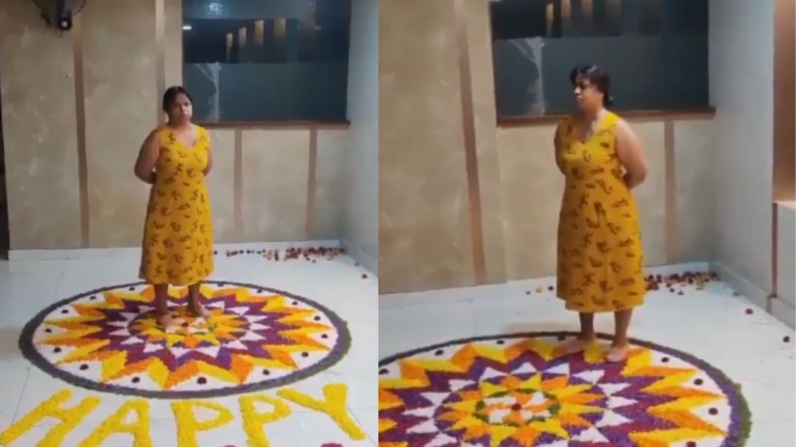 Woman booked for destroying Onam flower arrangement in Bengaluru ...