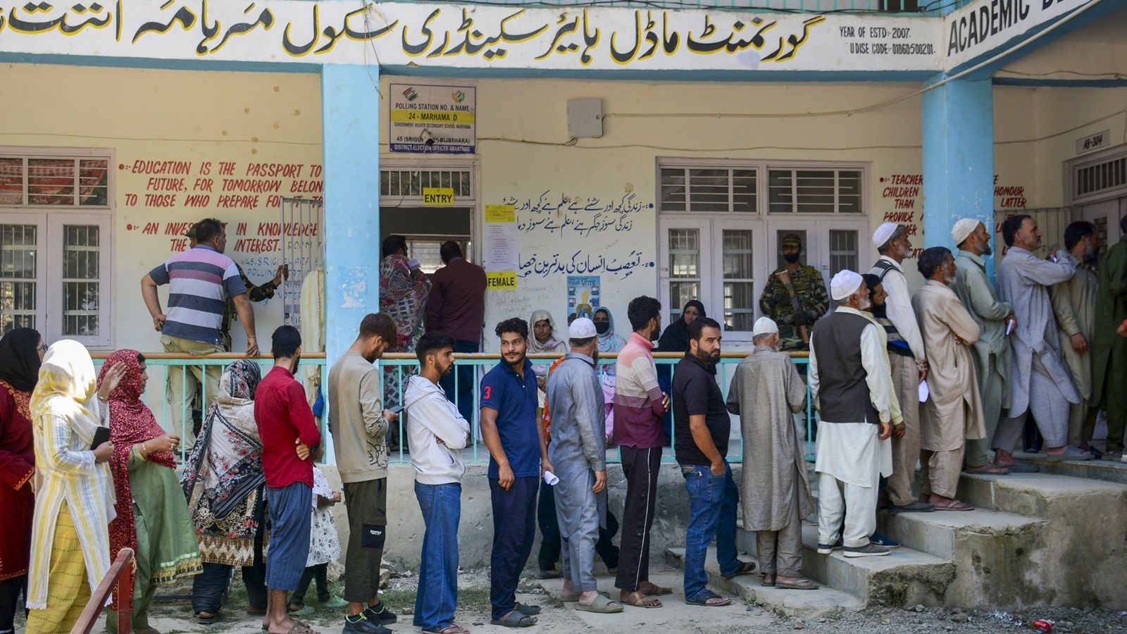 At 60%, J&K retains its voter turnout in post-Art 370 election | India ...