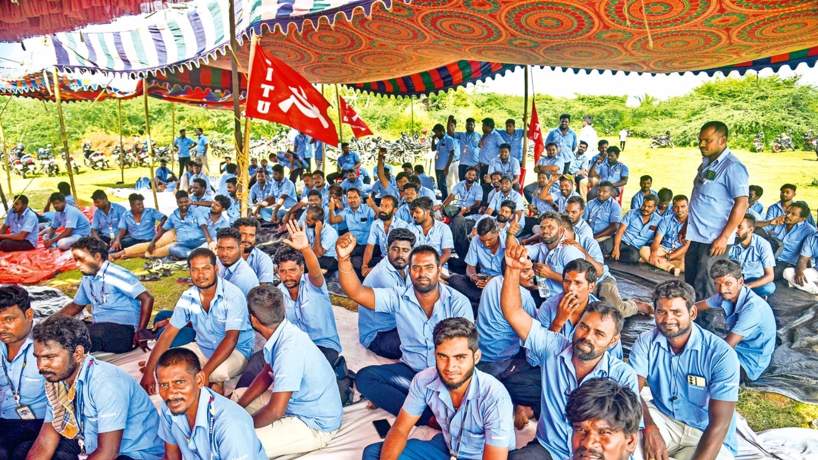 Strike by workers of key Samsung plant near Chennai enters 2nd week; their top demand – right to ...