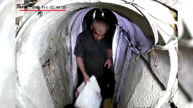 Watch: Hamas leader Yahya Sinwar hours before October 7 attack on ...