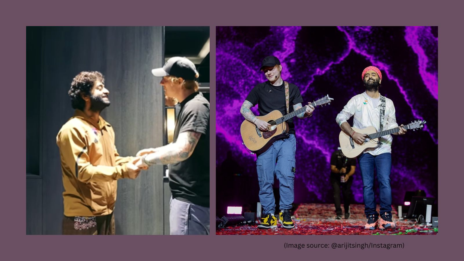 Ed Sheeran shares BTS video with Arijit Singh rehearsing ‘Perfect ...