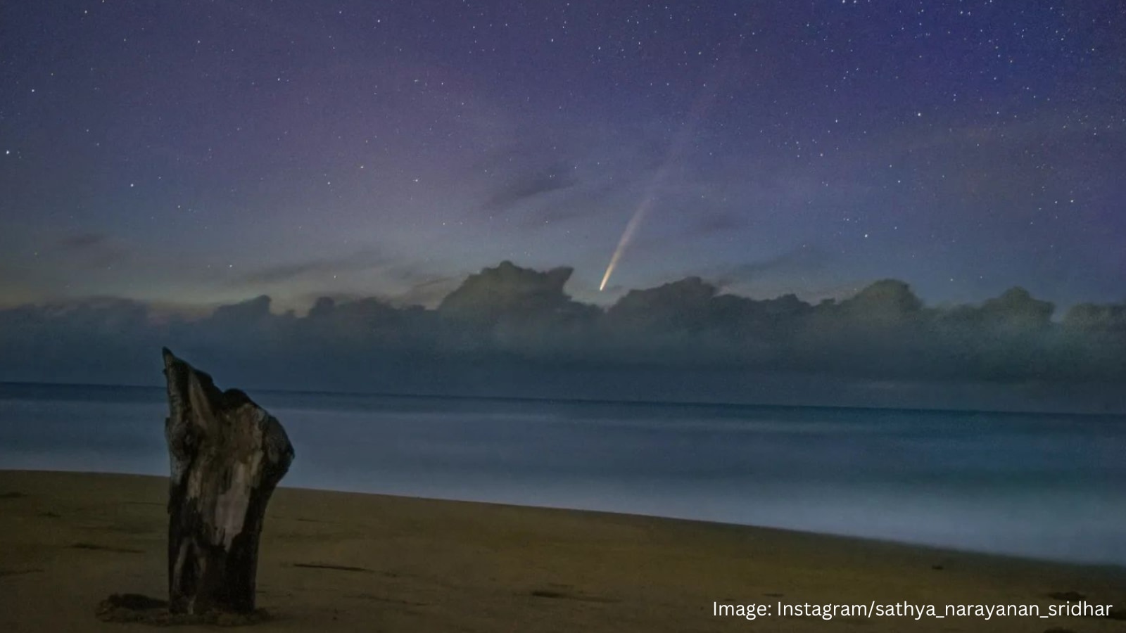 Indian stargazers capture stunning pictures of rare comet last seen ...