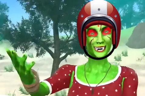 ‘Meme Police’: Delhi Police use ‘Ganji Chudail’ meme to promote helmet ...